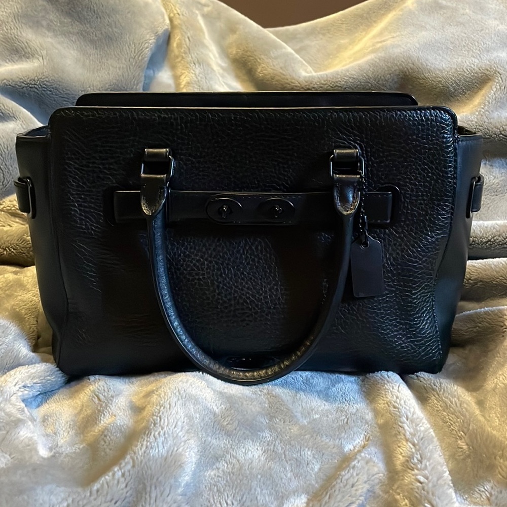 Coach Small Leather Satchel - Gem